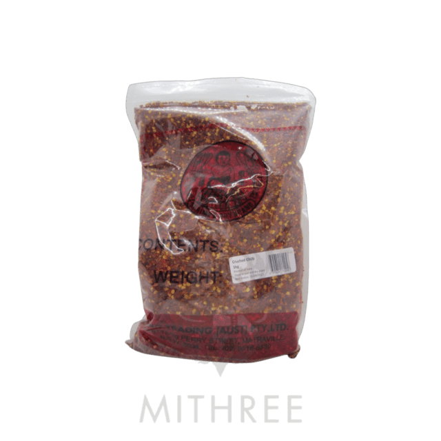 DRIED CHILLI [CRUSHED] 1KG/10 - MITHREE