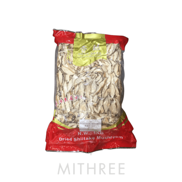 DRIED MUSHROOM [SLICED] 1KG/12 - MITHREE