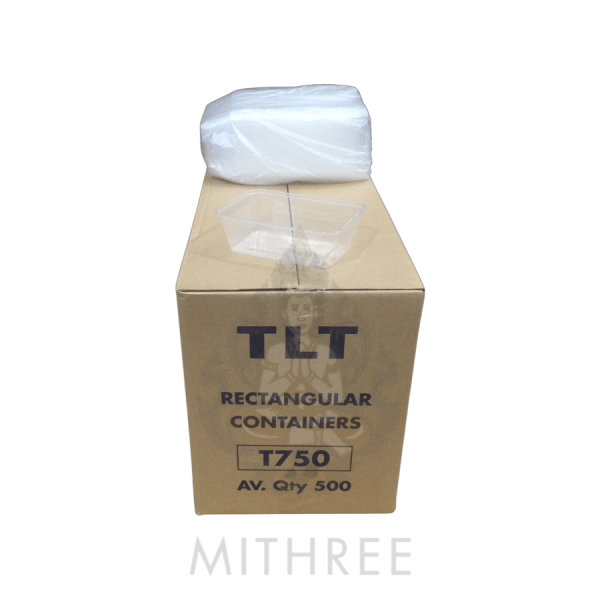 TLT [750] RECTANGLE CONTAINER 500PCS - MITHREE