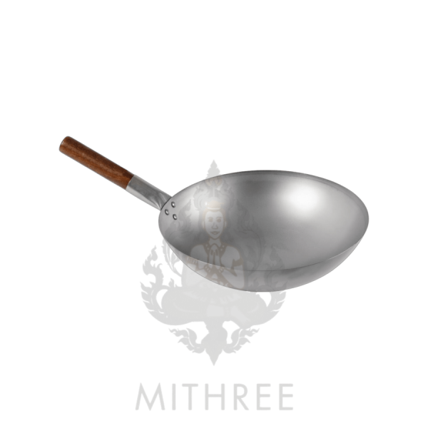 WOK 16 INCH [DEEP] WOODEN HANDLE - MITHREE