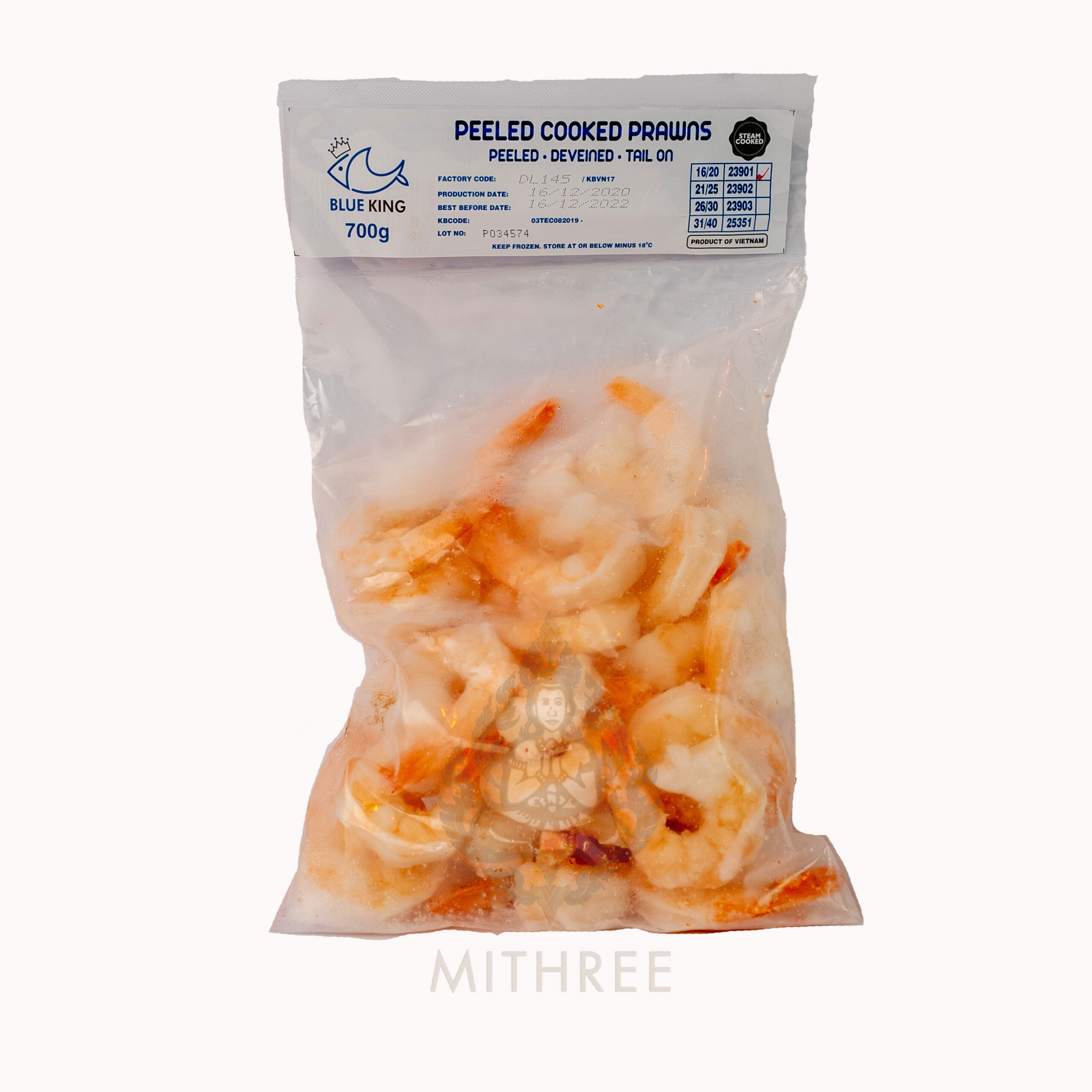 PRAWN [COOKED] [21/25] [FRZ] 700G/10 - MITHREE