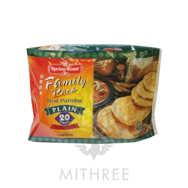 SPRING HOME ROTI PARATHA PLAIN [FRZ] 20S/1300G/6 - MITHREE