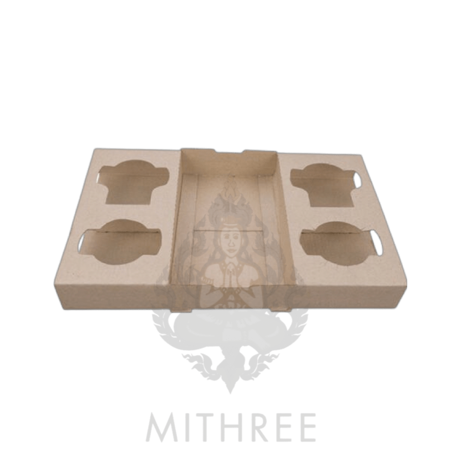 TAKEAWAY 4 CUP HOLDER TRAY 100PCS - MITHREE