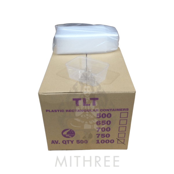 TLT [1000] RECTANGLE CONTAINER 500PCS - MITHREE