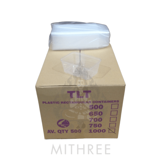 TLT [1000] RECTANGLE CONTAINER 500PCS - MITHREE