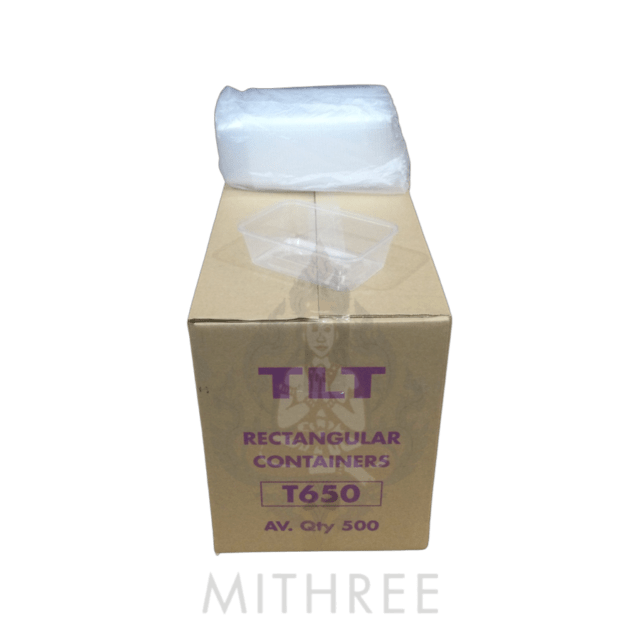 TLT [650] RECTANGLE CONTAINER 500PCS - MITHREE