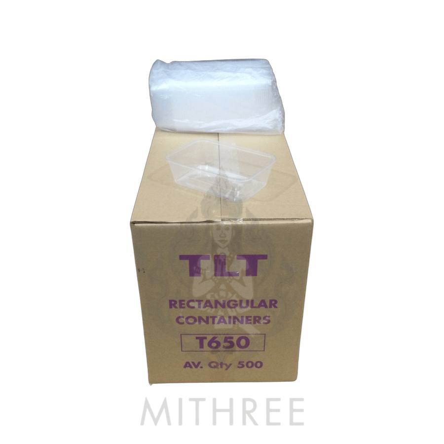 TLT [650] RECTANGLE CONTAINER 500PCS - MITHREE