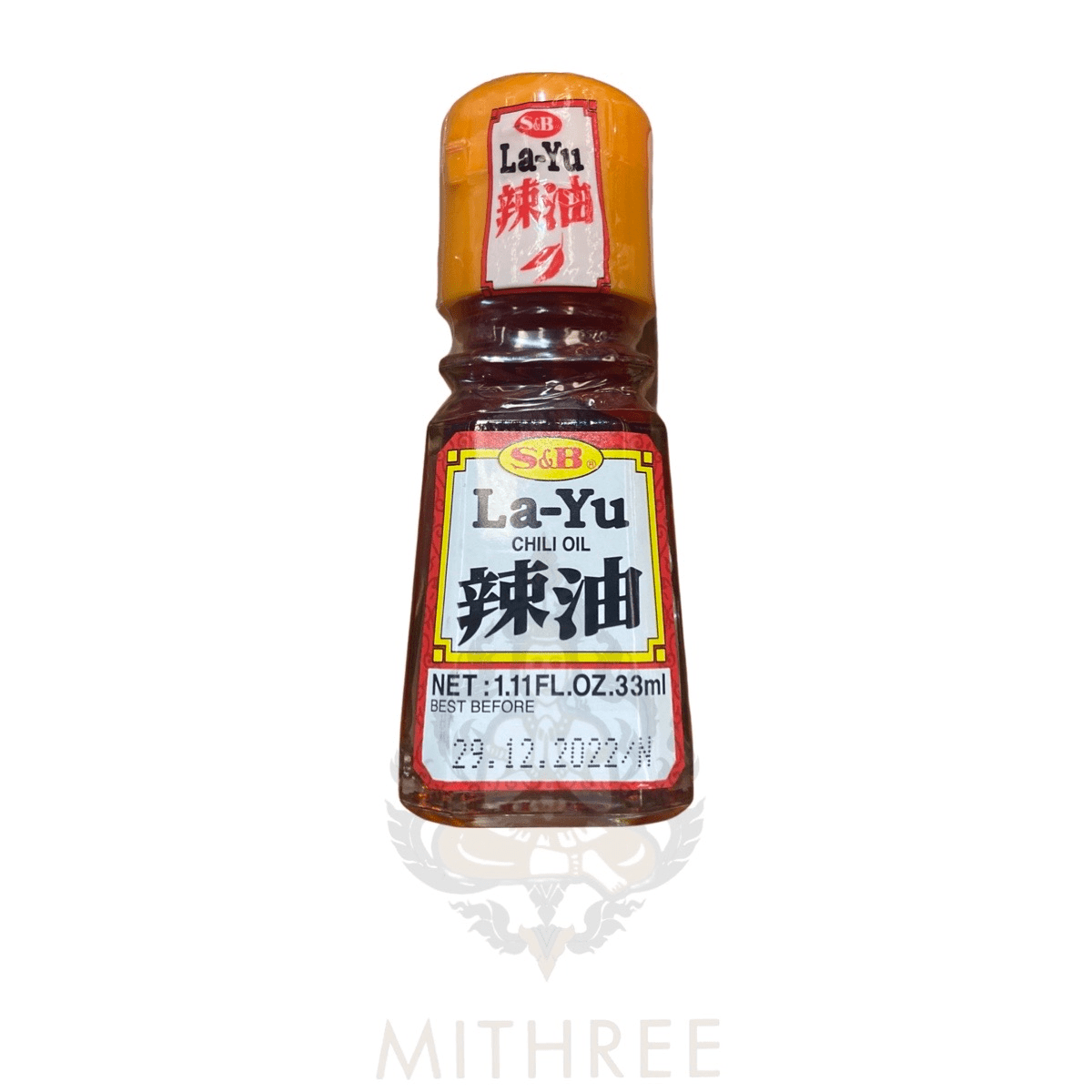 S&B LA-YU CHILLI OIL 33ML/10 - MITHREE