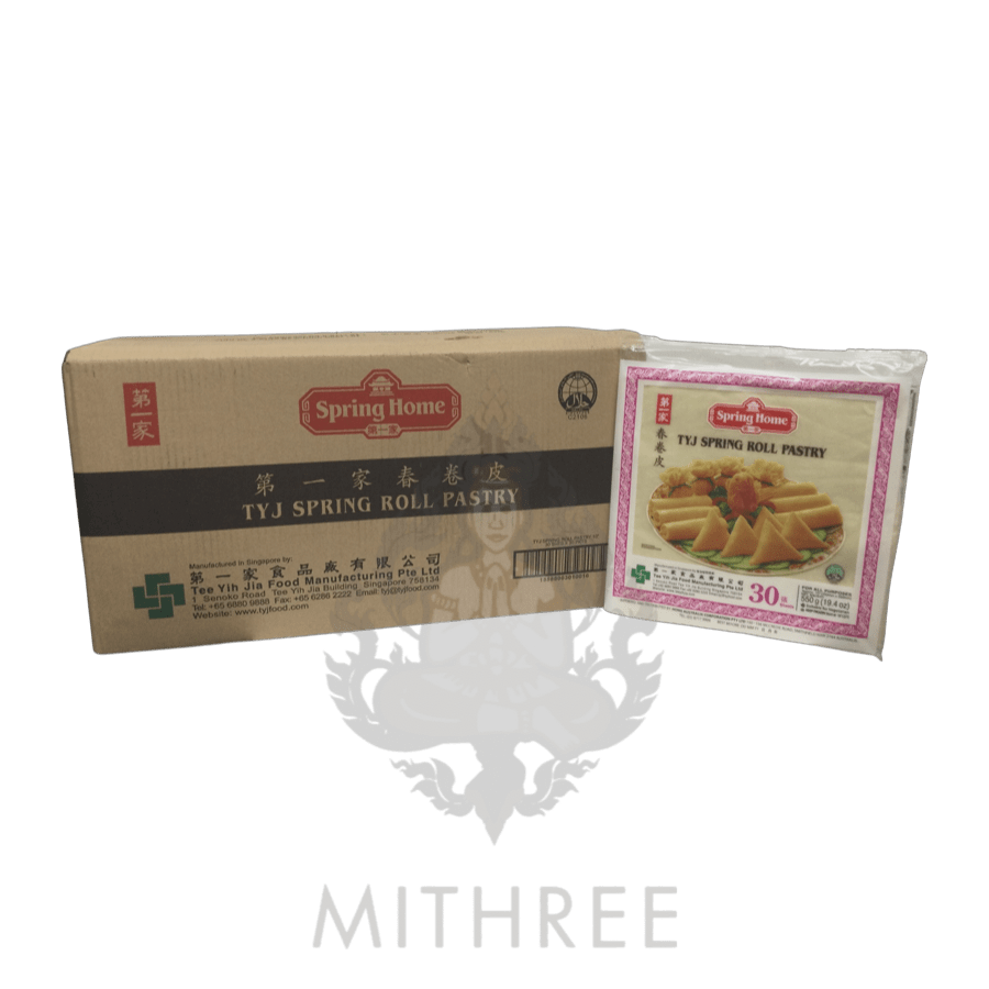 TYJ SPRING ROLL PASTRY [10INCH] [FRZ] 30 X 550G - MITHREE