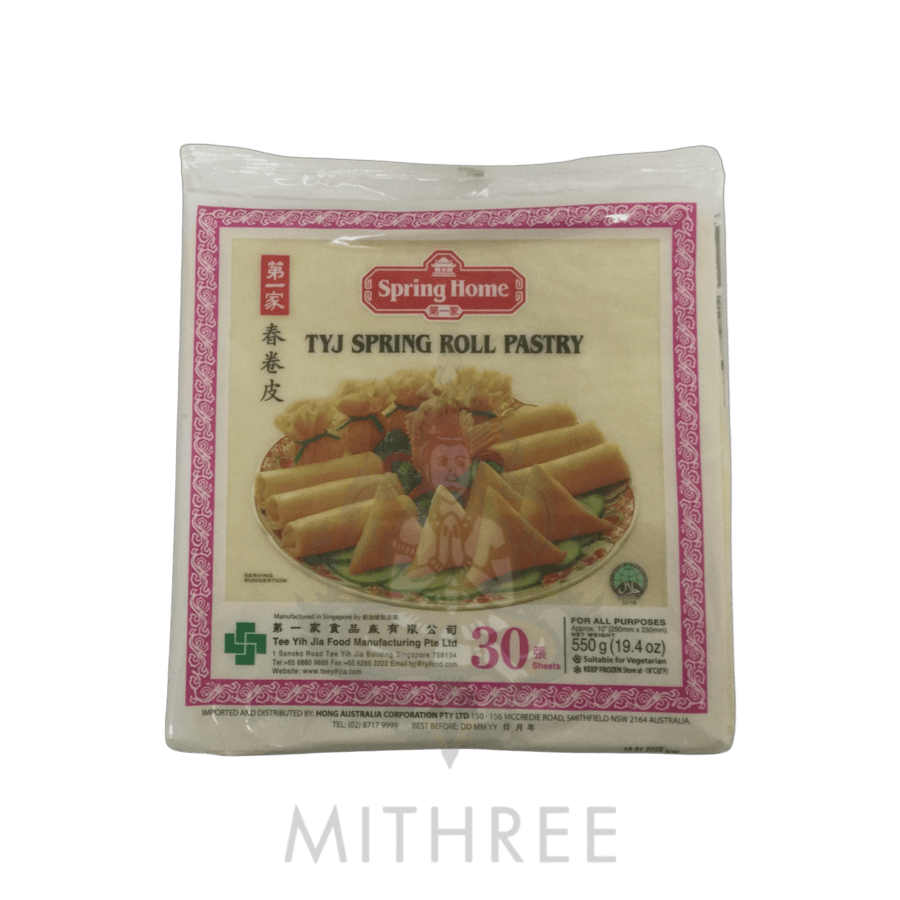 TYJ SPRING ROLL PASTRY [10INCH] [FRZ] 550G/30 - MITHREE