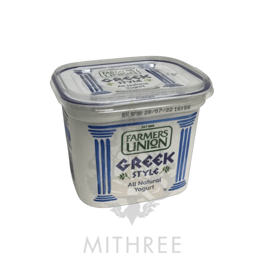 GREEK NATURAL YOGHURT 1KG/6 - MITHREE