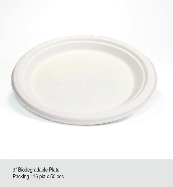 BIO PLATE 9" 500PCS - MITHREE