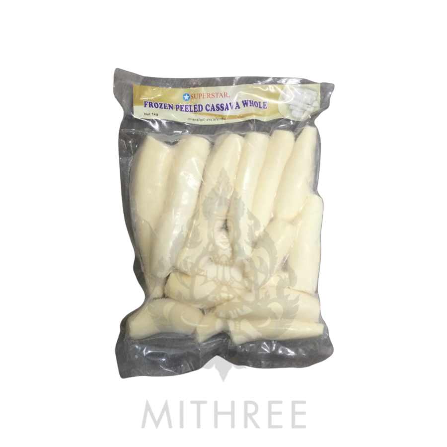 WHOLE PEELED CASSAVA [FRZ] 1KG/12 - MITHREE