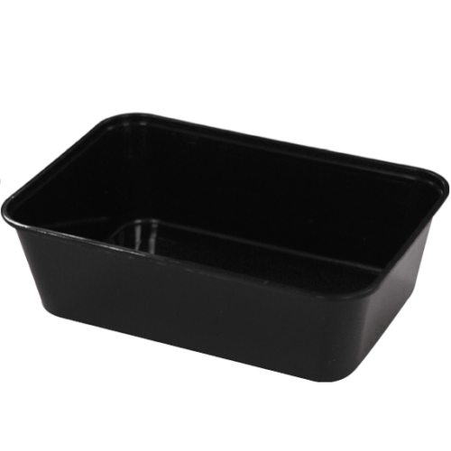 TLT RECTANGLE CONTAINER-[750] [BLACK]-500PCS - MITHREE