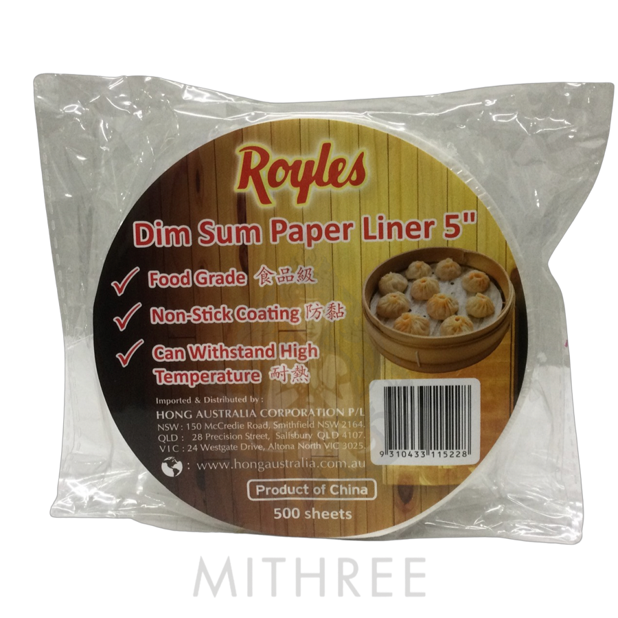 DIM SUM PAPER LINER 5" 500PCS/20 - MITHREE