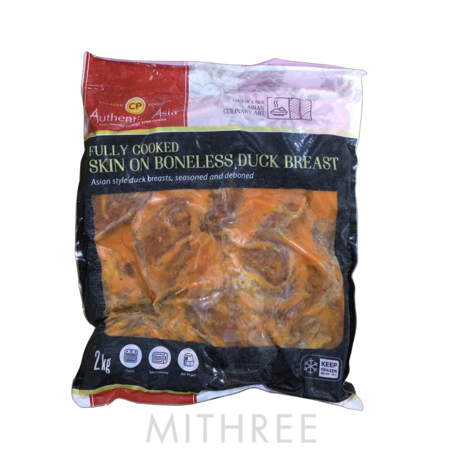 CP DUCK BREAST SKIN ON [FRZ] 2KG/6 - MITHREE