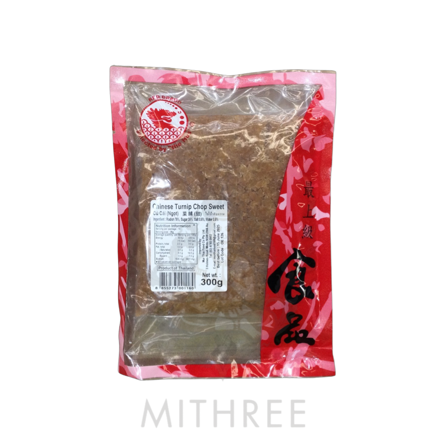 RED DRAGON SWEETENED TURNIP [CHOP] 300G/30 - MITHREE