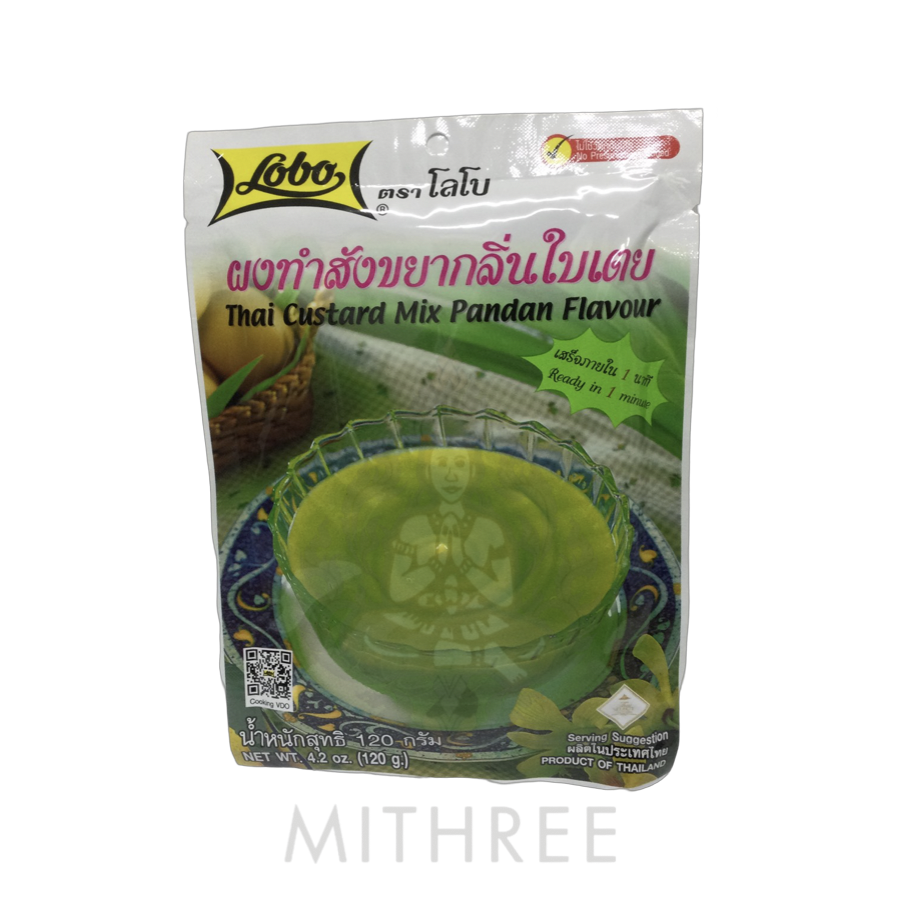 LOBO THAI CUSTARD MIX PANDAN 120G/120 - MITHREE