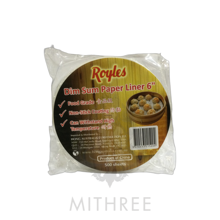DIM SUM PAPER LINER 6INCH 500PCS/20 - MITHREE