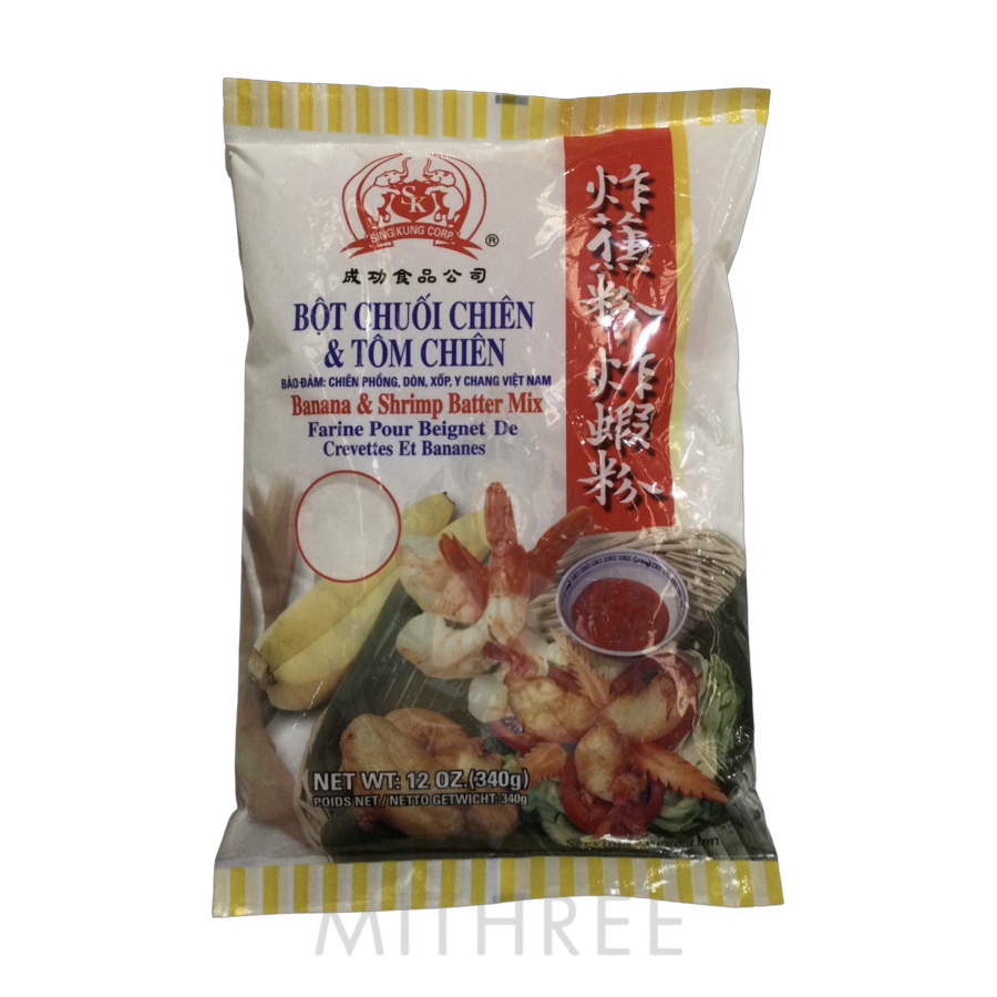 BANANA & SHRIMP BATTERMIX 340G/45 - MITHREE