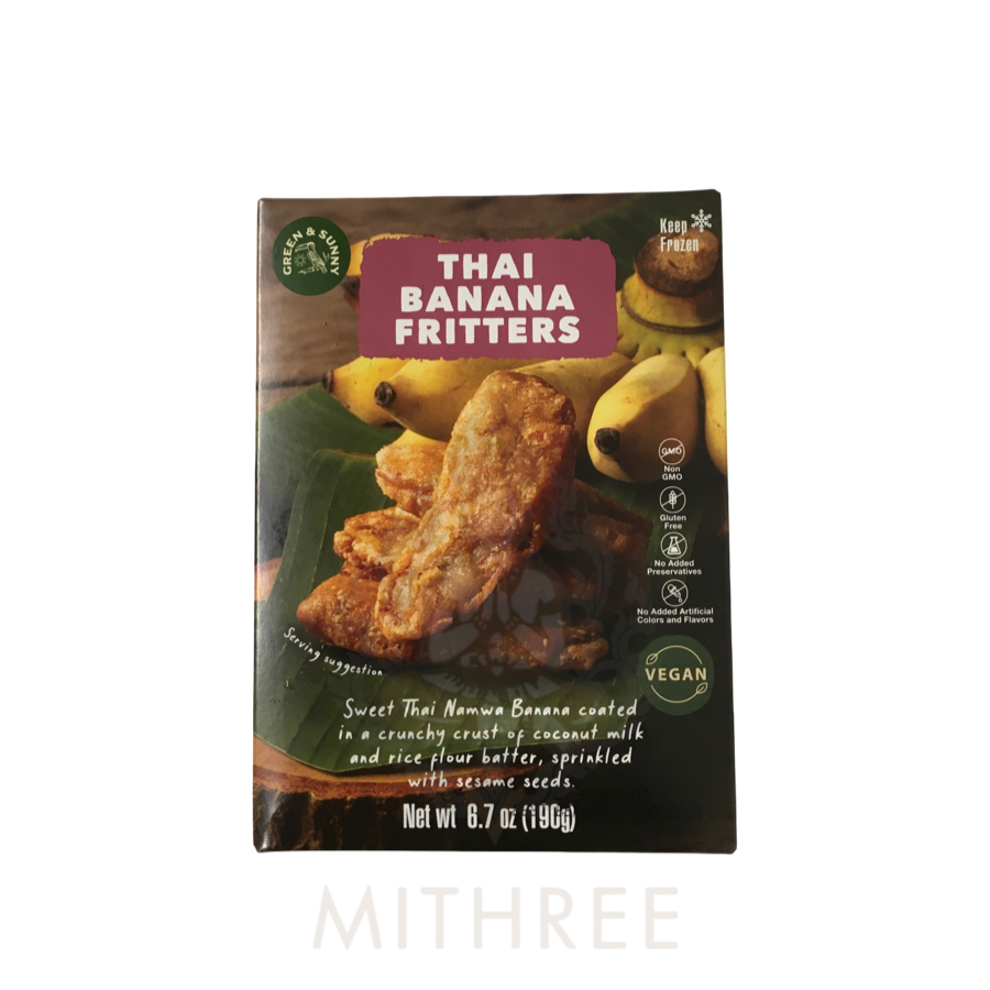 GREEN&SUNNY BANANA FRITTERS 190G/12 - MITHREE