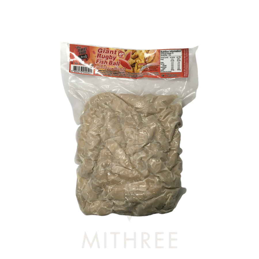 OCHA FISH BALL RUGBY SHAPE [FRZ] 1KG/10 - MITHREE