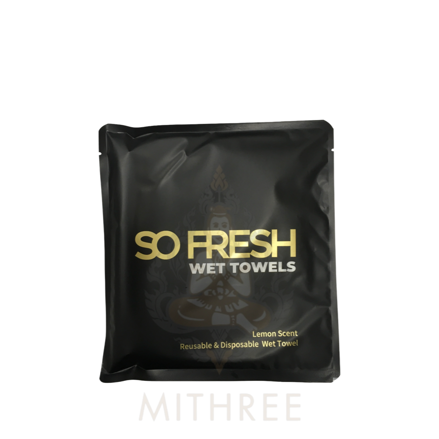 SO FRESH WET TOWELS [MICROFIBER] [30CM X 60CM] X 10 - MITHREE